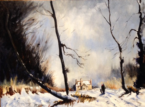 Snowfall in Suffolk Woods – The Saffron Walden Gallery Online Shop
